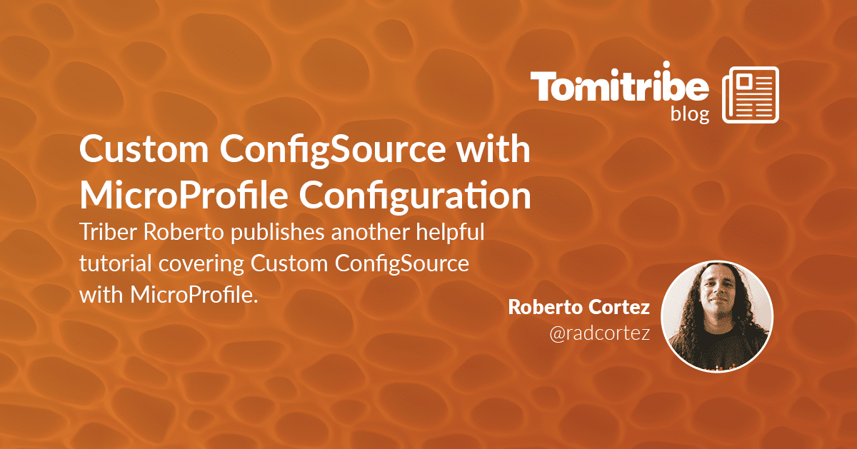 Custom Configsource With Microprofile Configuration 5468