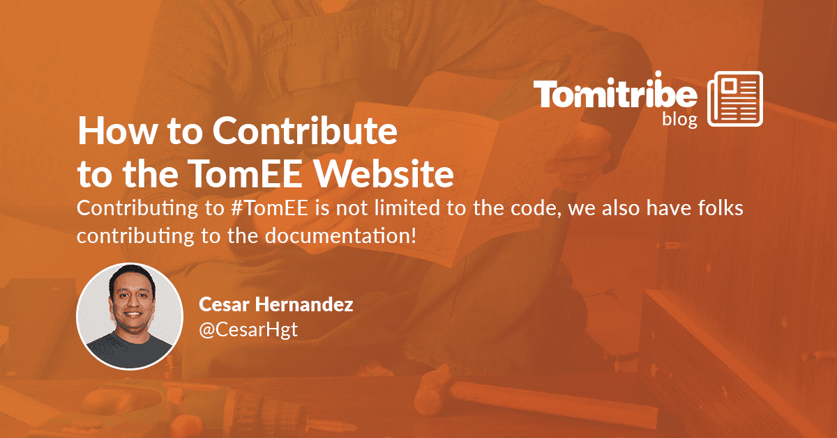 How to Contribute to the TomEE Website