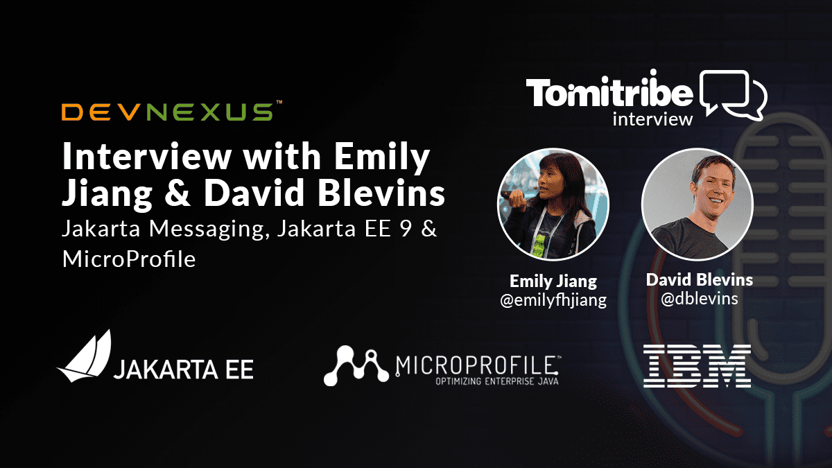 DevNexus 2020 Video Interview with Emily Jiang & David Blevins